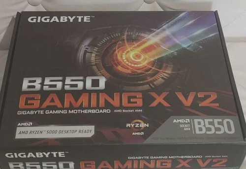 Новая материнская плата Gigabyte B550 gaming X V2