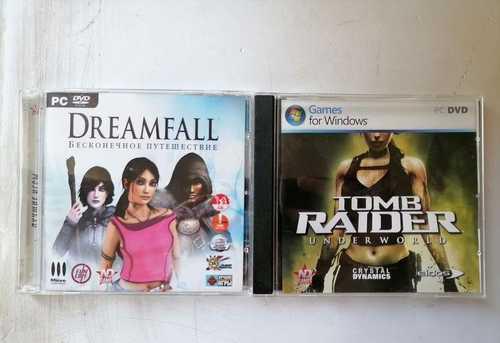 Игры для пк на дисках Dreamfall Tomb Raider