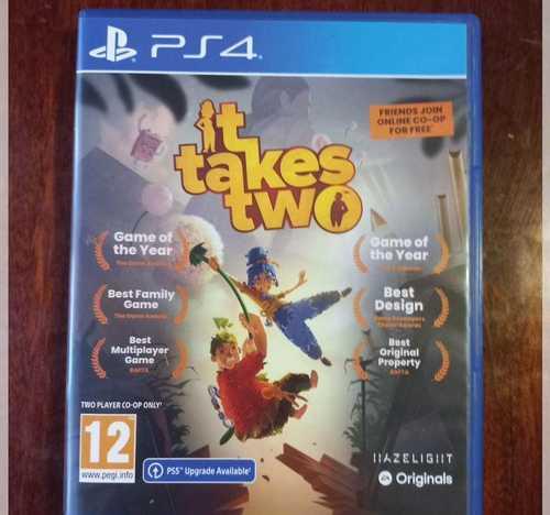 It takes two ps4 диск