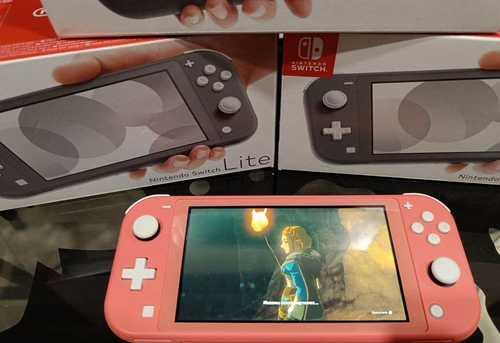 Nintendo Switch Lite прошит чип все игры бесплатно
