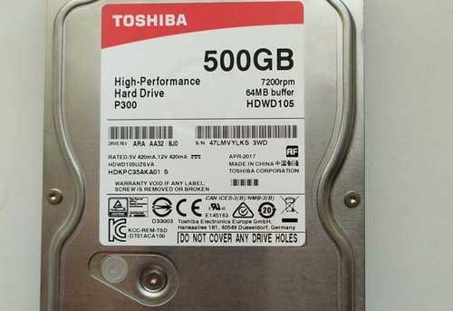 Жесткий диск Toshiba p300 500 гб 3.5