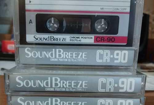 Аудиокассета Sound Breeze CR-90 chrome position