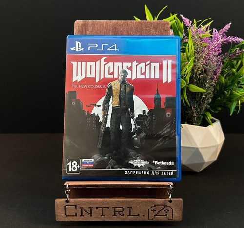 Wolfenstein 2 The New Colossus PS4 PS5 Диск