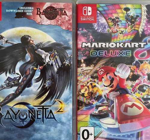 Игры для nintendo switch mariokart, bayonetta 2