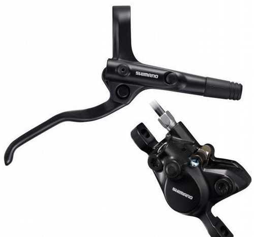 Тормоз дисковый Shimano, MT200, BL(прав) /BR(задн), полимер. колодк., 1700мм, цв. черн