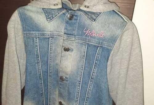 Джинсовая куртка H&M для девочки 128