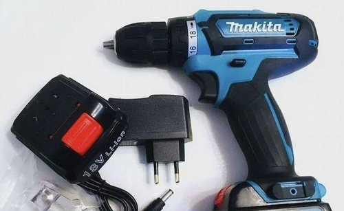 Аккум. Шуруповерт Makita 18v. Новый. Арт:34221