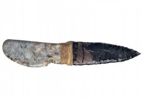 Ритуальный нож Атам из Обсидиана и Халцедона 102
