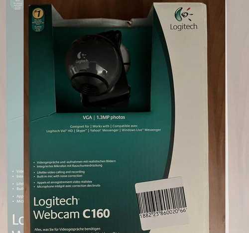 Web камера logitech с микрофоном для компьтера