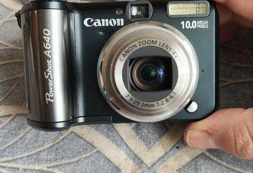Компактный фотоаппарат canon powershot A640