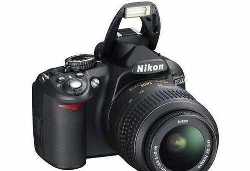 Зеркальный фотоаппарат nicon d3100