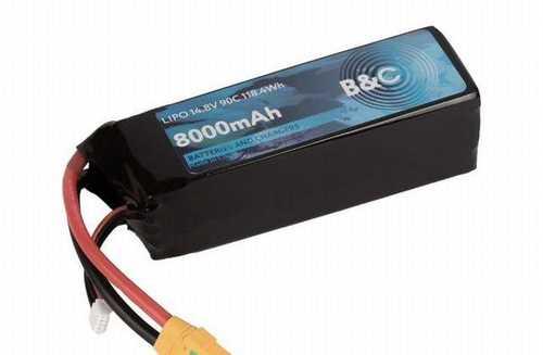 Аккумуляторы B&C Lipo li-po 4s 8000mah 90C