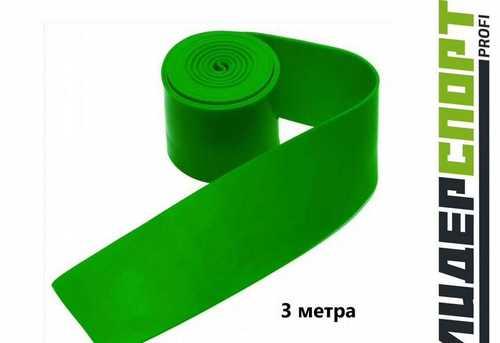 Эспандер-Лента латекс 7см х 2,0мм, дл: 3м, зеленая