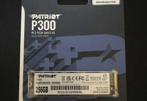 SSD накопитель Patriot Memory P300 M.2 2280 256 гб