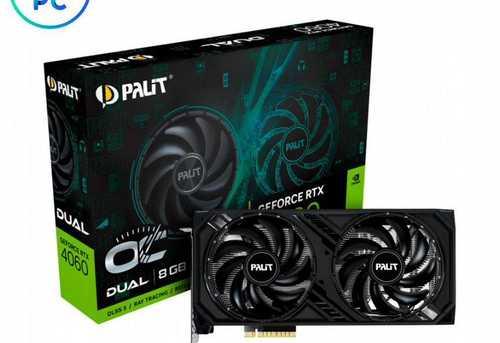 Видеокарта RTX4060 8GB Palit Dual OC NE64060T19P1