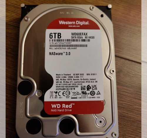 Жесткий диск wd red 6Tb