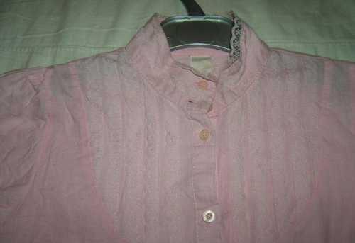 Батист нежно-розовая блузка + комбинезоны Gee Jay