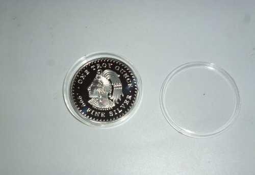 Большая монета Мексики 1 унция серебра