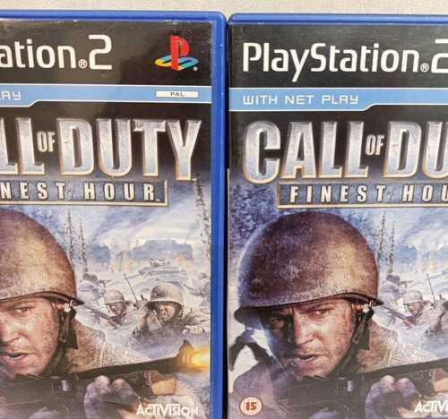 Call of Duty Finest Hour PS2 лицензия