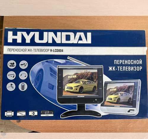 Переносной ЖК телевизор Hyundai H-LCD804