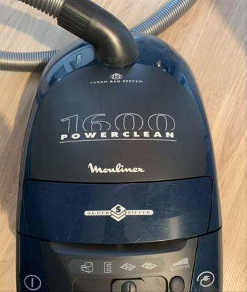 Пылесос moulinex power clean 1600