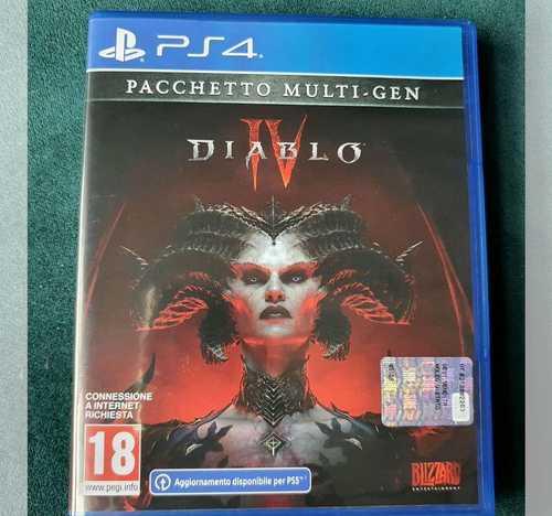 Диск Diablo 4 ps4 ps5