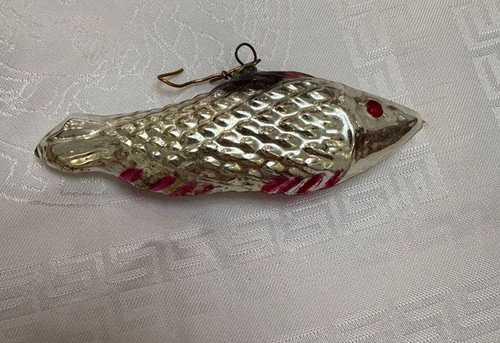 Елочная игрушка СССР Рыба