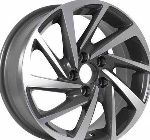 KDW KD1530 : 6x15 4*100 Et:46 Dia:54.1 Grey Front Polished