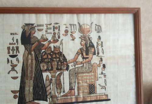 Картина-папирус из Египта