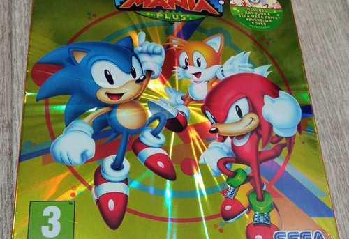 Sonic Mania Plus новый картридж Nintendo Switch