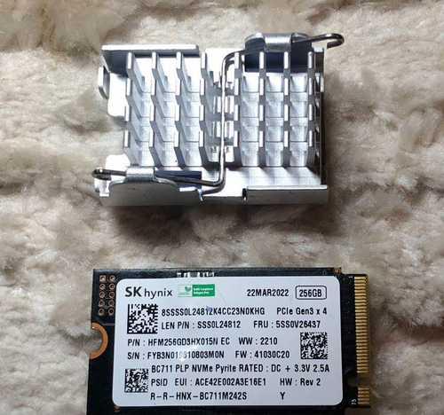 256gb SK Hynix BC711 NVMe 2242 m.2