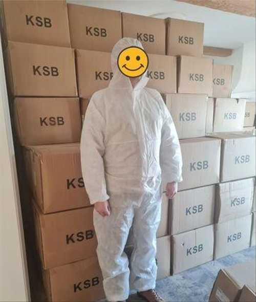 Комбинезон защитный одноразовый