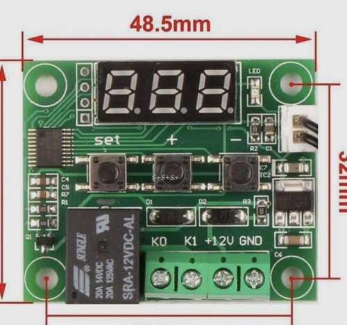 Регулятор температуры 12v 10a