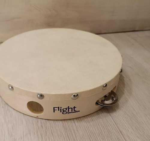 Тамбурин Flight 8-12 (20см) percussion с мембраной