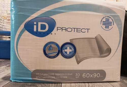 Пеленки одноразовые IDProtect 60x90 размеры