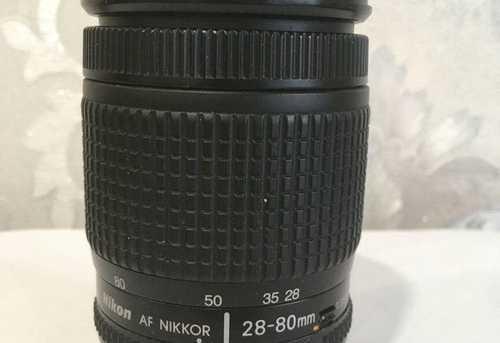 Объектив Nikon AF nikkor 28-80mm 3,5-5,6D