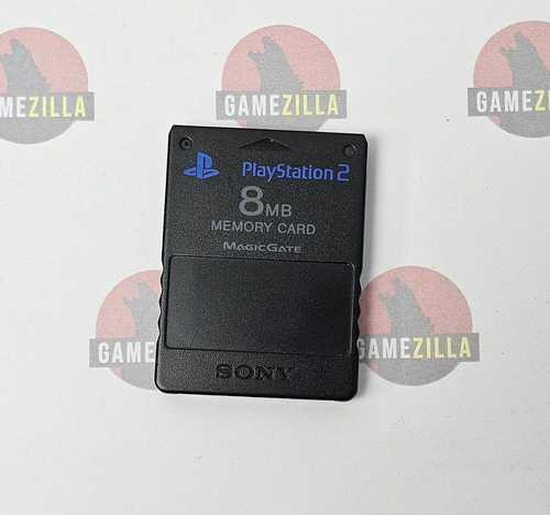 PS2 Карта Памяти Черная - Memory Card Black