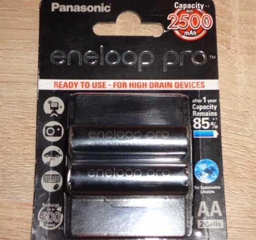 Аккумулятор Panasonic Eneloop Pro AA 2500