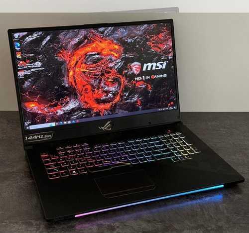 Игровой Asus Rog 17.3'' i7 / RTX2070 / RGB металл