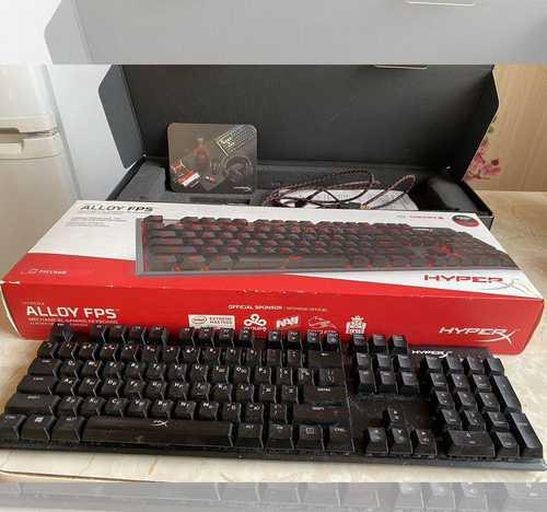 Игровая клавиатура hyperx alloy fps