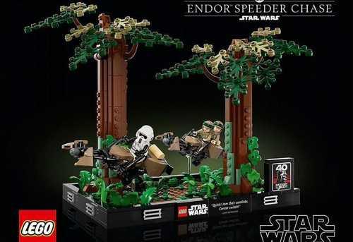 Конструктор lego Star Wars, Endor Speeder Chase 75