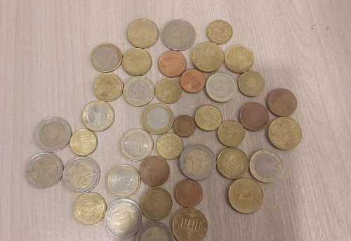 Продам монеты евро
