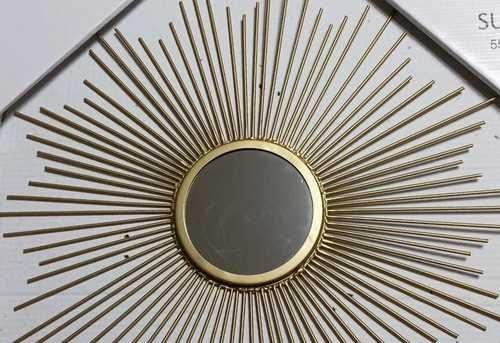 Зеркало солнце настенное декоративное