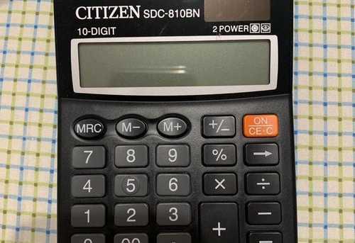 Калькулятор citizen бухгалтерский 10 разрядов