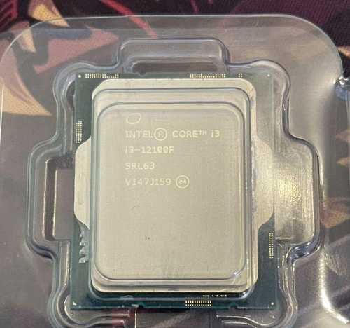 Процессор intel core i3 12100f