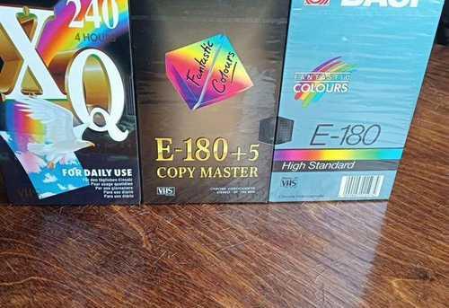 Новые Видеокассеты VHS Basf chrome, TDK 3шт