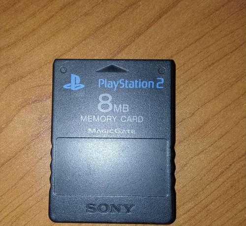 Sony PS2 Memory Card (карта памяти)