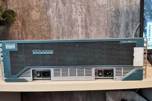 Маршрутизатор Cisco 3845 (2 блока питания) + платы