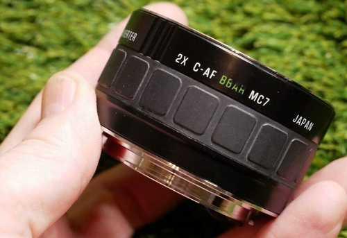 Canon EF 2x converter tamron bbar отличная оптика