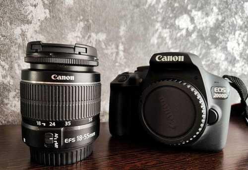 Фотоаппарат Canon EOS 2000D EF-S 18-55 III Kit